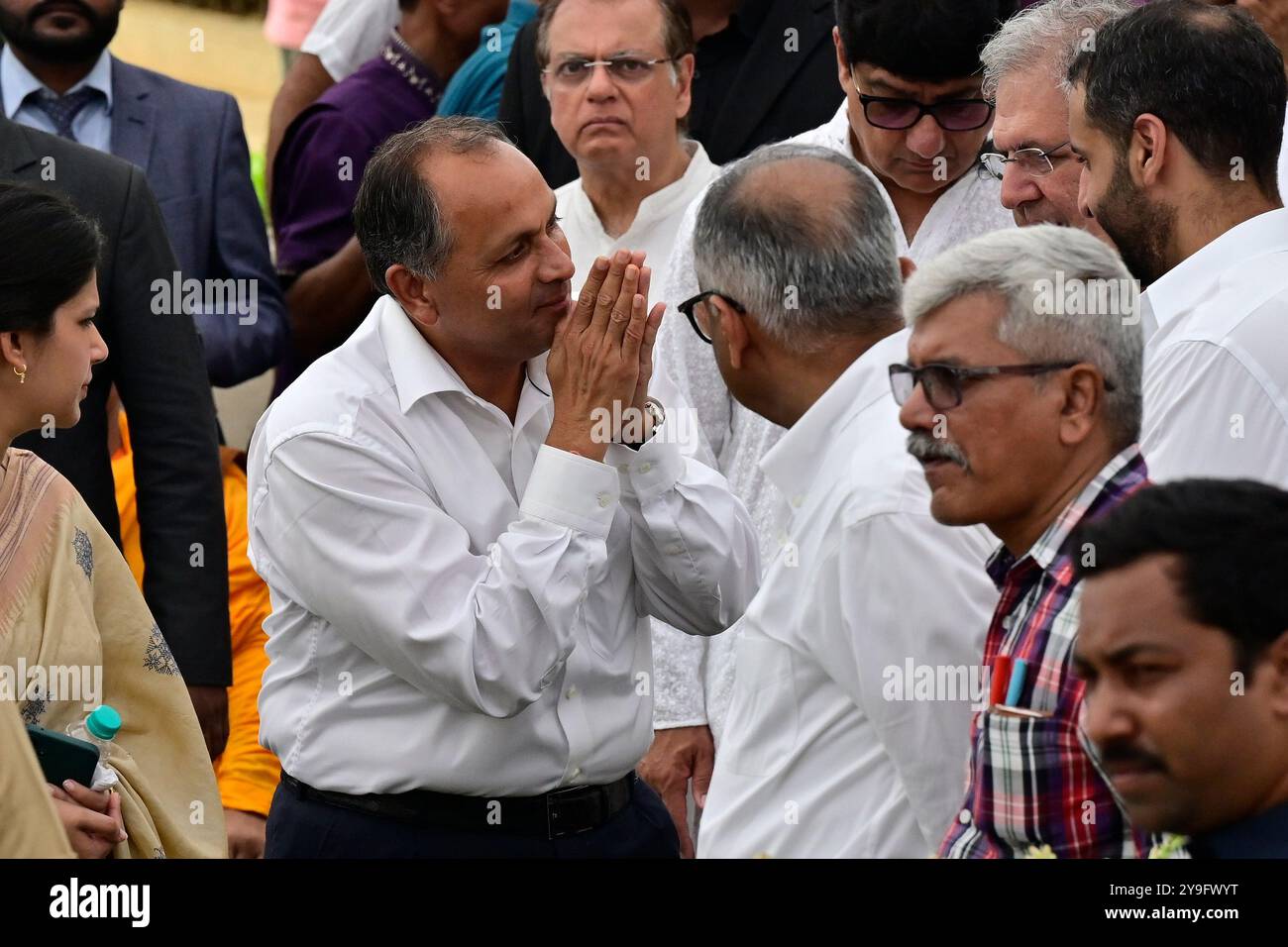 Mumbai, India. 10th Oct, 2024. MUMBAI, INDIA - OCTOBER 10: Nikhil ...