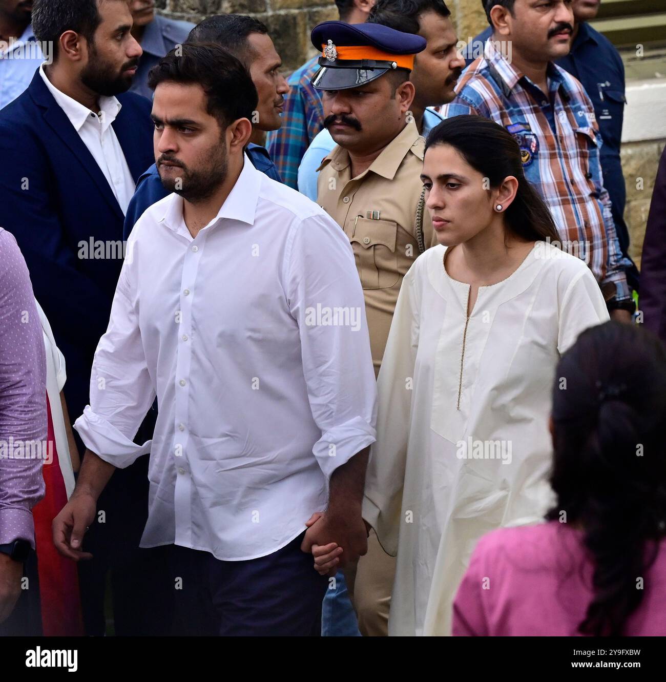 Mumbai, India. 10th Oct, 2024. MUMBAI, INDIA - OCTOBER 10: Akash Ambani ...