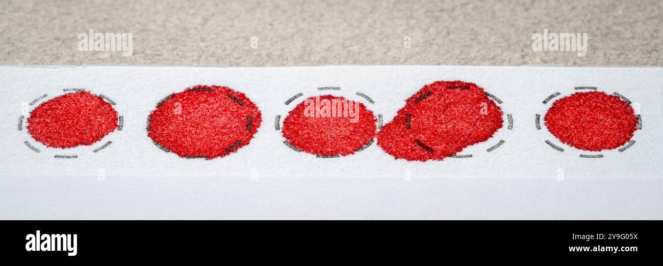 dry blood spots on a fiber filter for laboratory analysis, home health ...