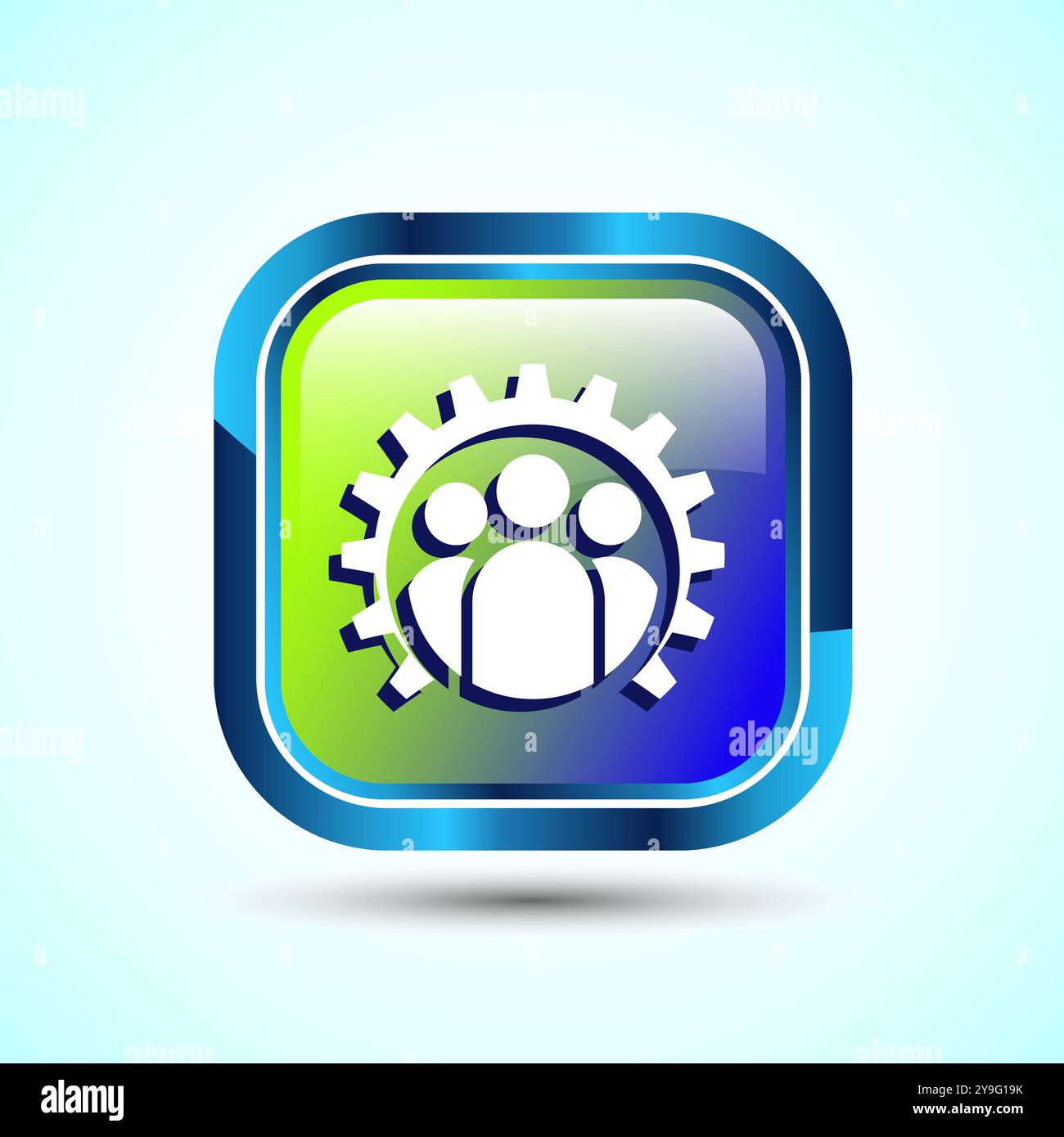 Teamwork Icon Design Illustration, Cooperation Icon For Apps and ...