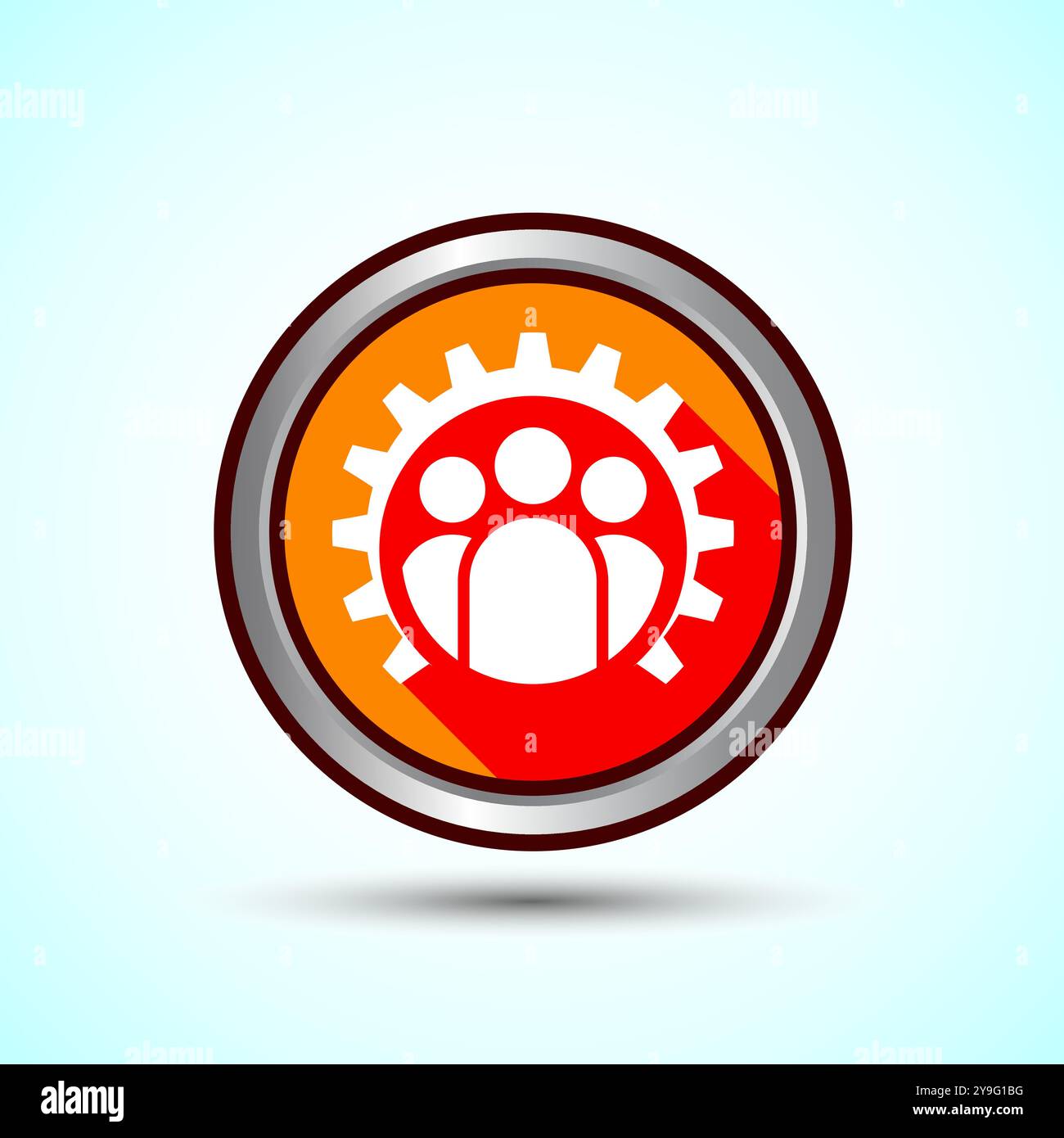 Teamwork Icon Design Illustration, Cooperation Icon For Apps and ...
