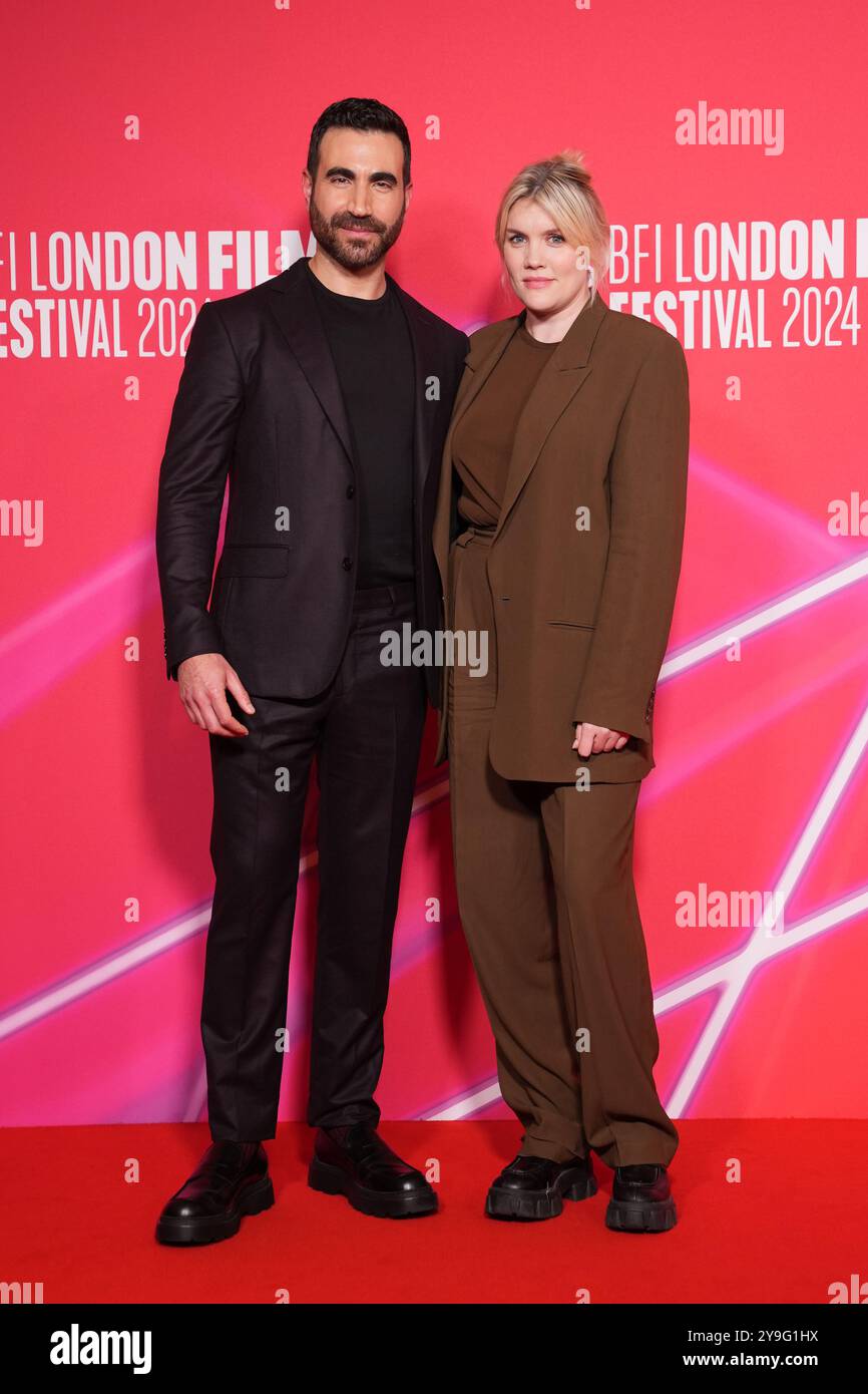 Brett Goldstein and Emerald Fennell attend the BFI London Film Festival ...