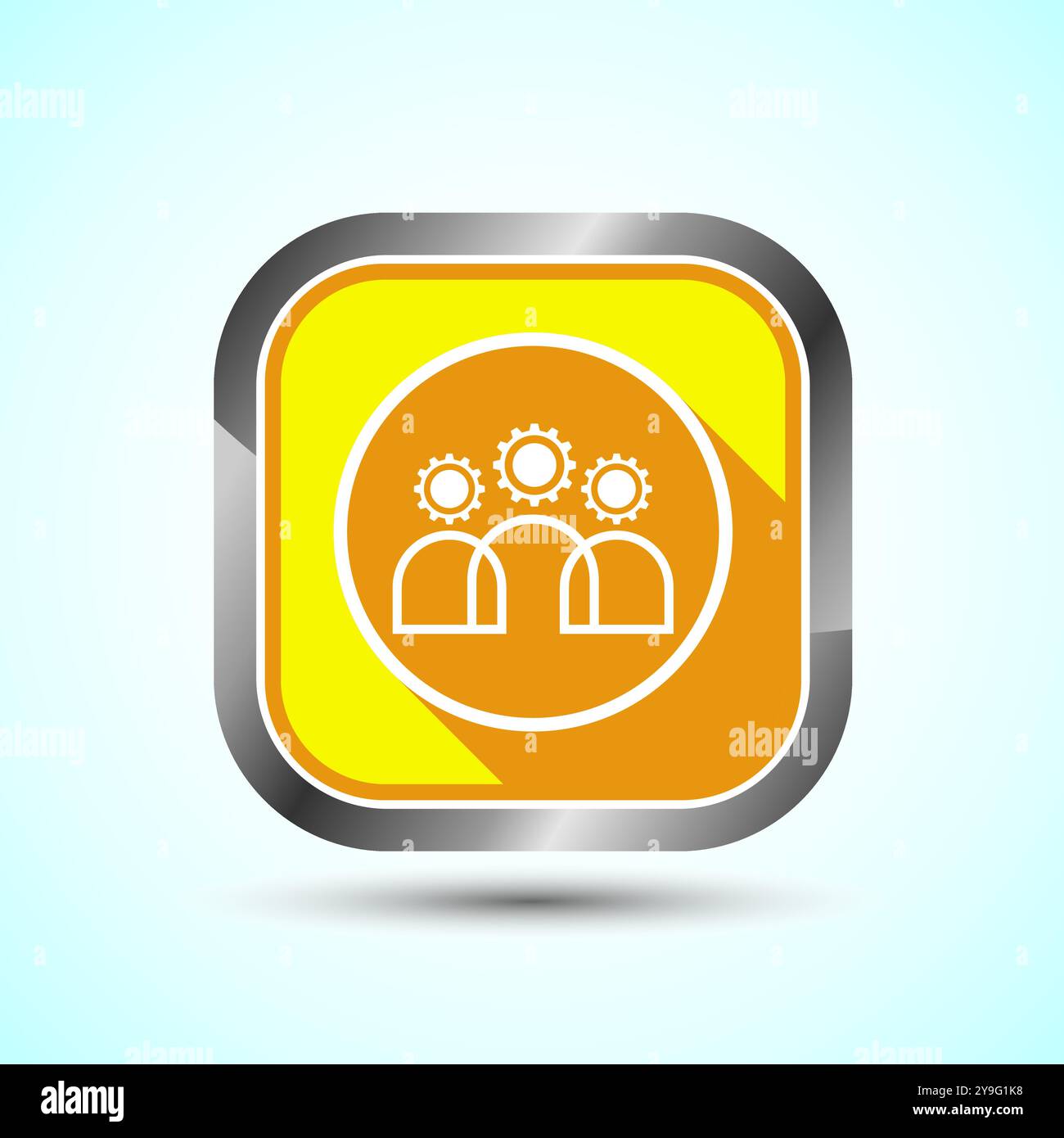 Teamwork Icon Design Illustration, Cooperation Icon For Apps and ...