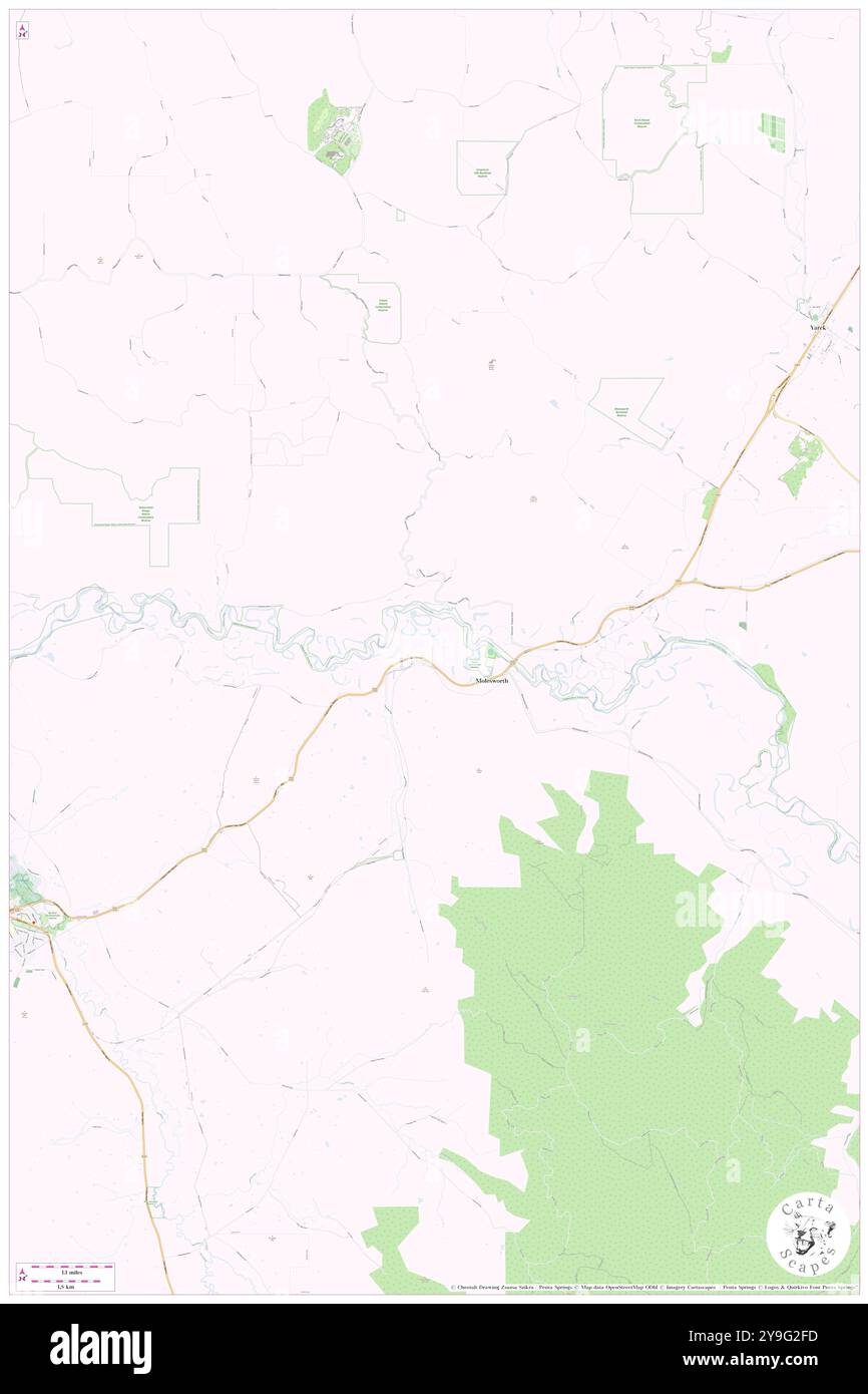 Map of murrindindi Cut Out Stock Images & Pictures - Alamy