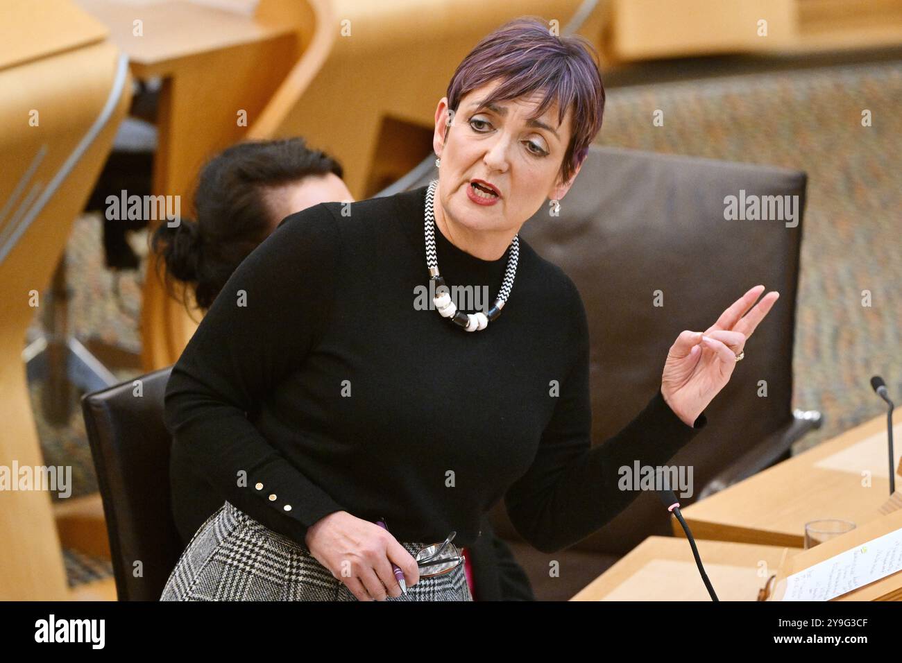 Edinburgh Scotland, UK 10 October 2024. Cabinet Secretary for Justice ...