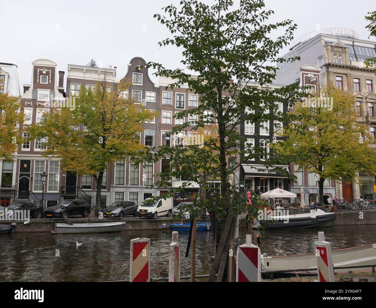 Amsterdam, North Holland, The Netherlands, October 2th, 2024: Canal ...