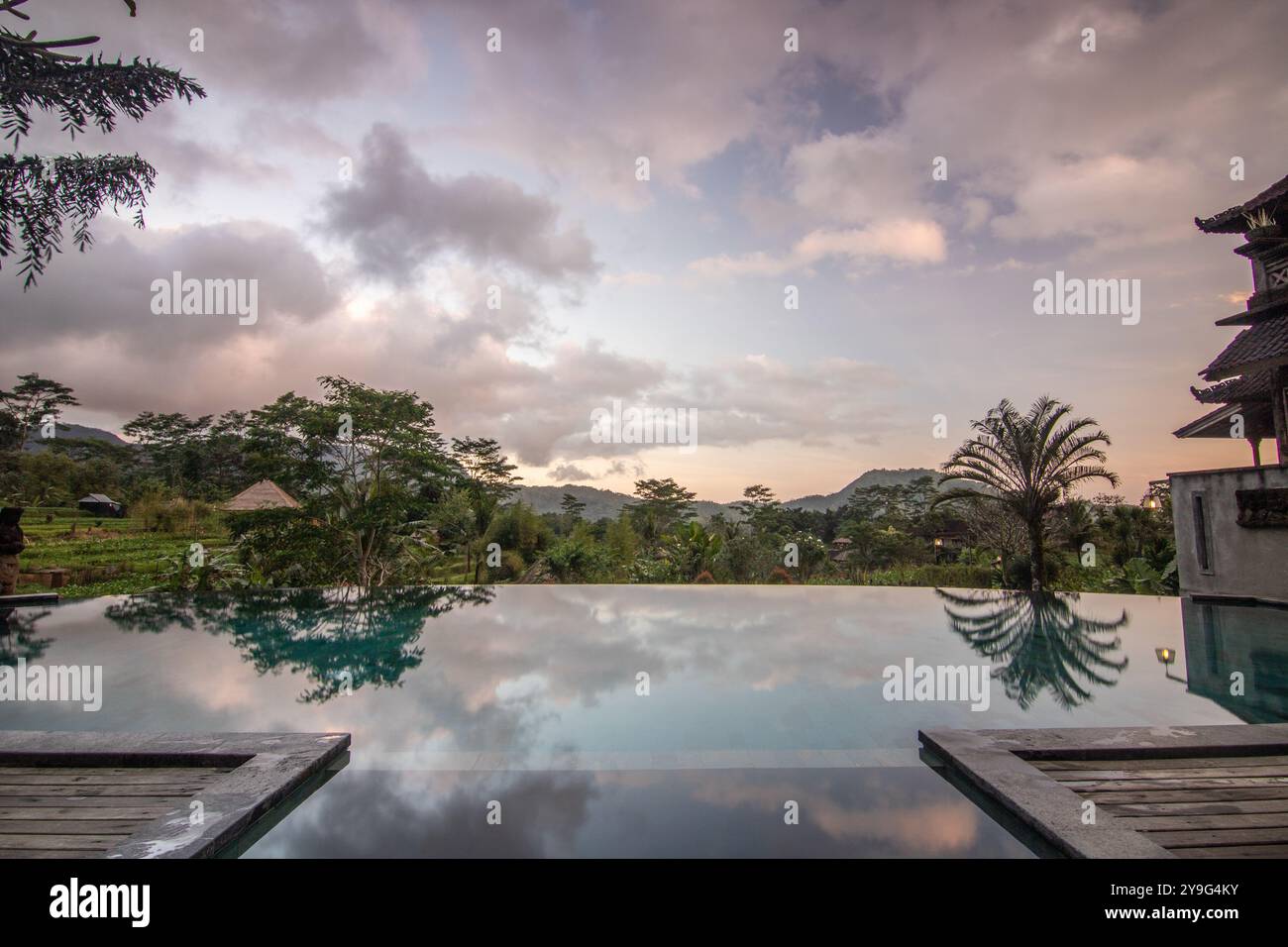 swimming pool in tropical resort, bali infinity pool, Bali, Sidemen ...