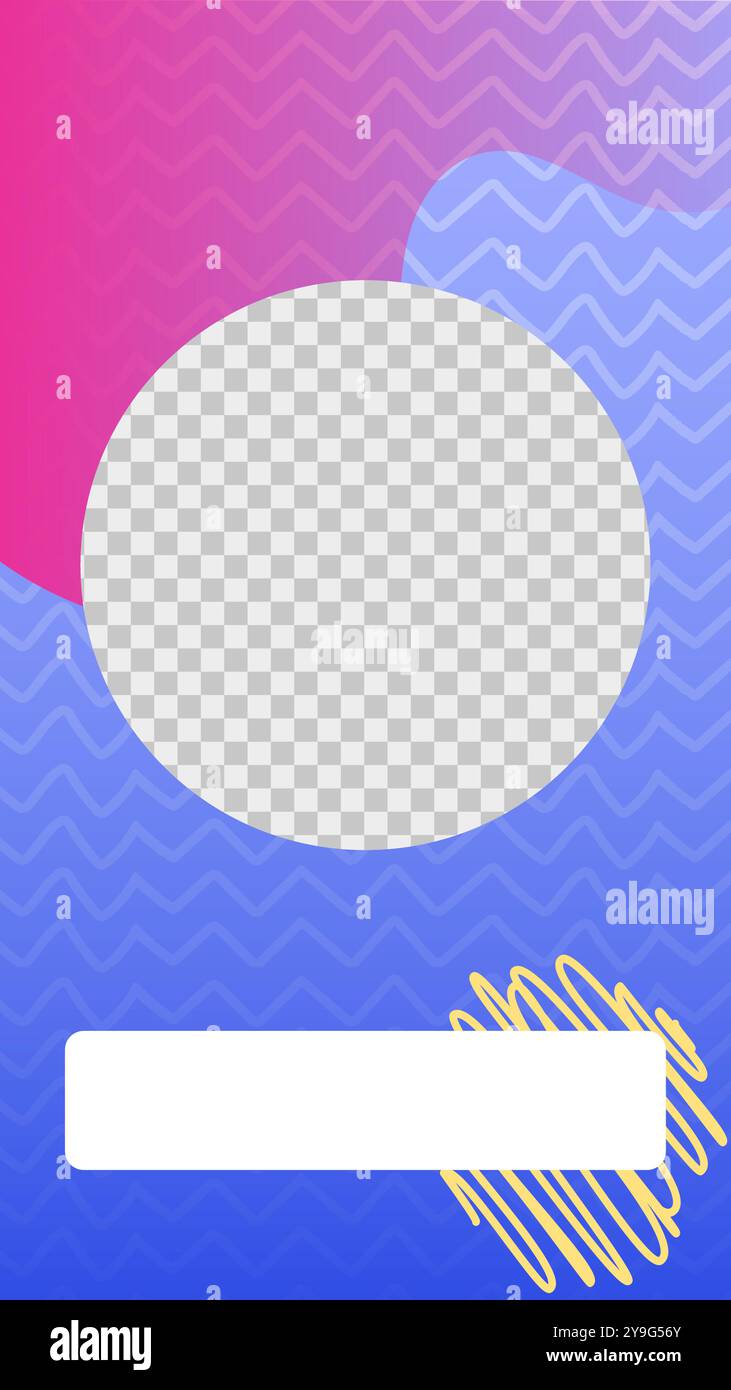 A vibrant story template with a gradient background pink blue Stock ...