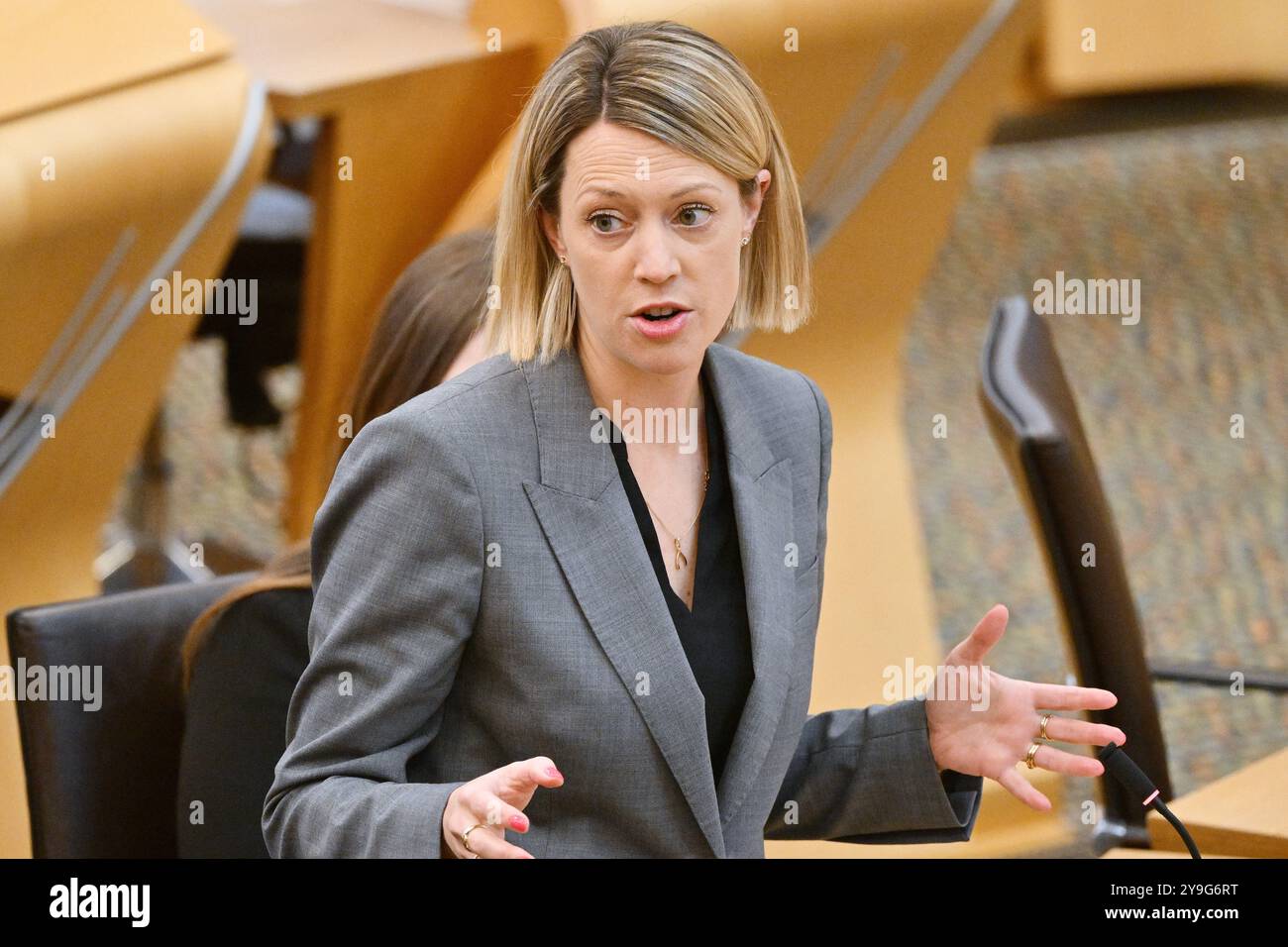 Edinburgh Scotland, UK 10 October 2024.Cabinet Secretary for Education ...