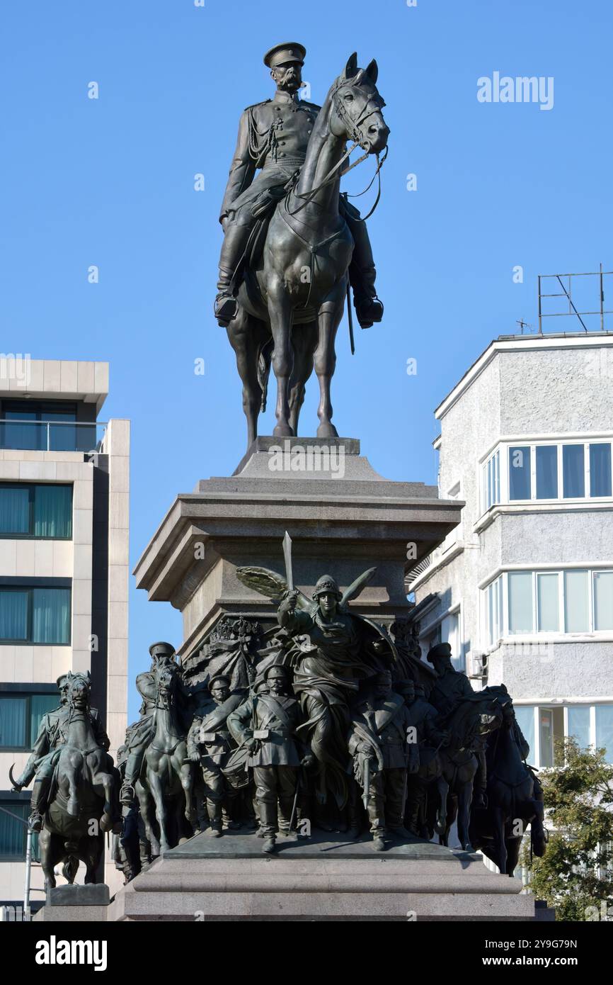 Statue of Alexander II, Sofia, Bulgaria, Europe Stock Photo - Alamy