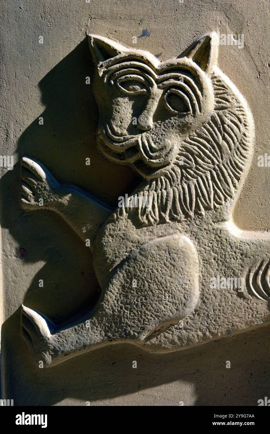 lion relief, gate, Presidential palace, Sofia, Bulgaria, Europe Stock ...
