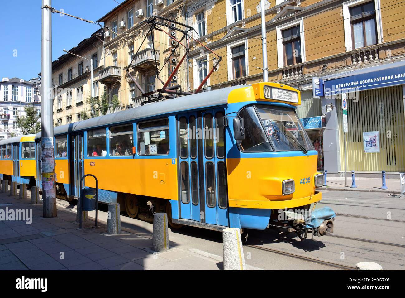 Tram travel sofia bulgaria hi-res stock photography and images - Alamy