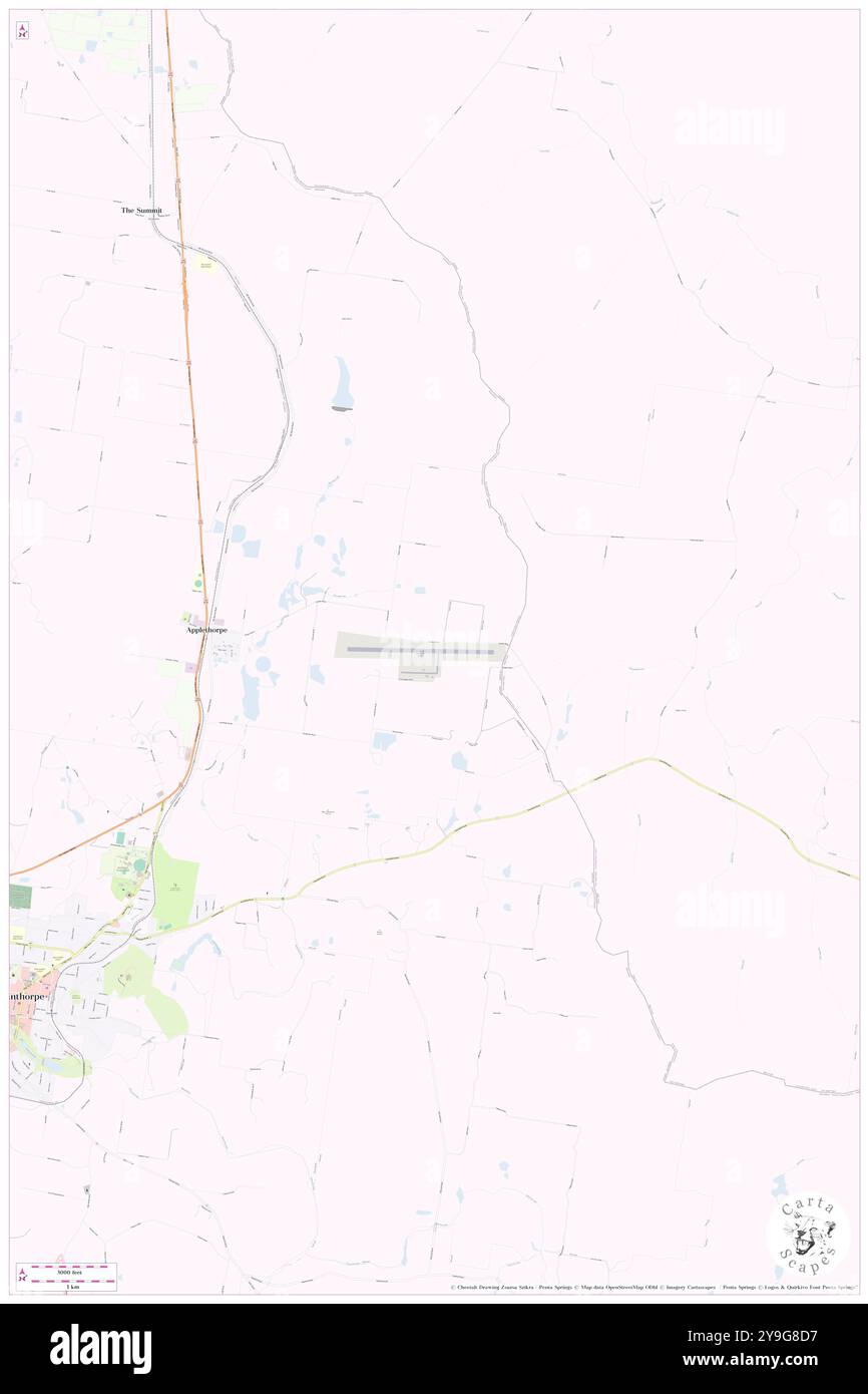 Stanthorpe Airport, Southern Downs, AU, Australia, Queensland, S 28 37 ...