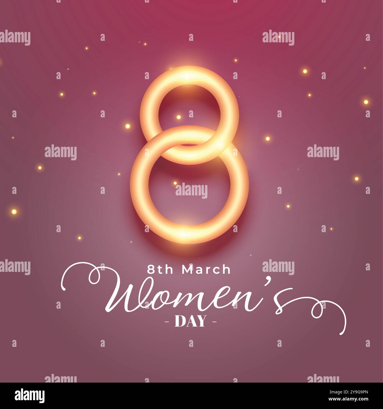 happy 8th of march celebrate women's day stunning background vector ...
