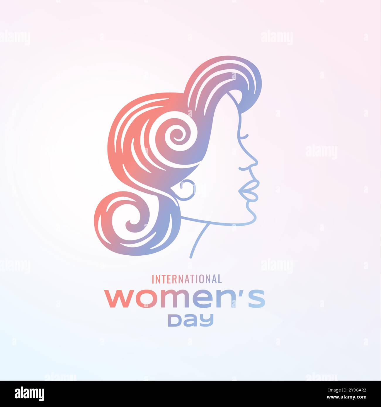 beautiful happy women's day event background design vector Stock Vector ...