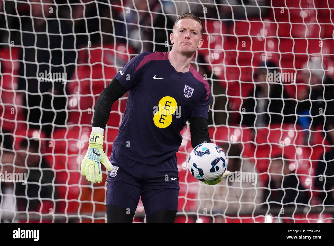 England goalkeeper Jordan Pickford ahead of the UEFA Nations League ...