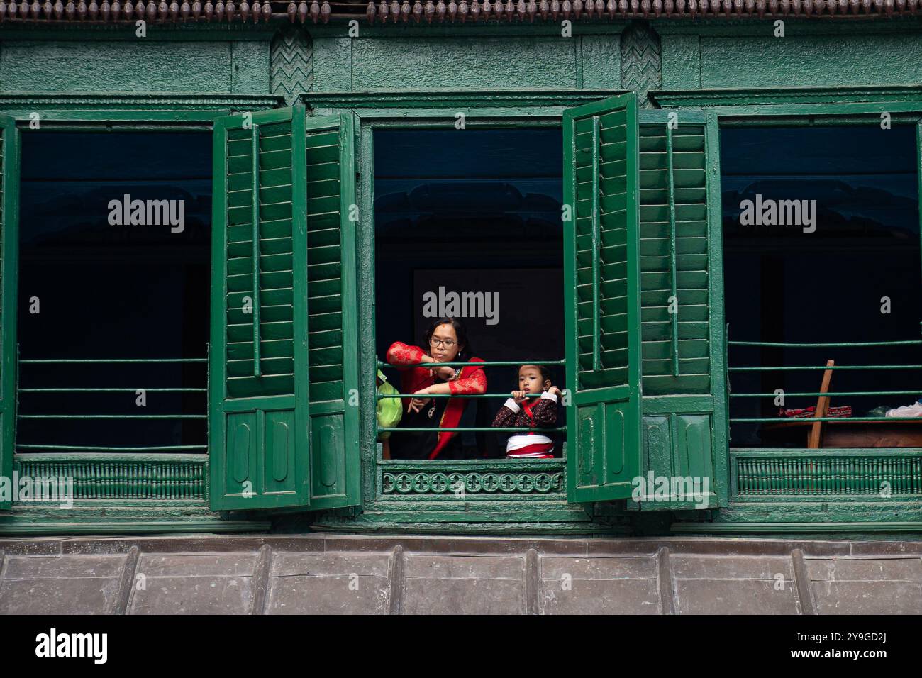 Kathmandu, Kathmandu, Nepal. 10th Oct, 2024. Nepalese devotees observe ...