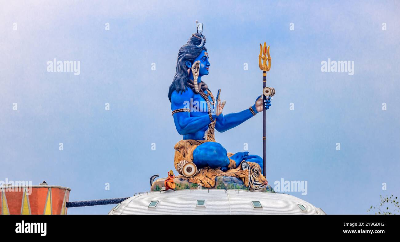 Statues of gods in Nepal. Nepali religious sacred place in a temple in ...