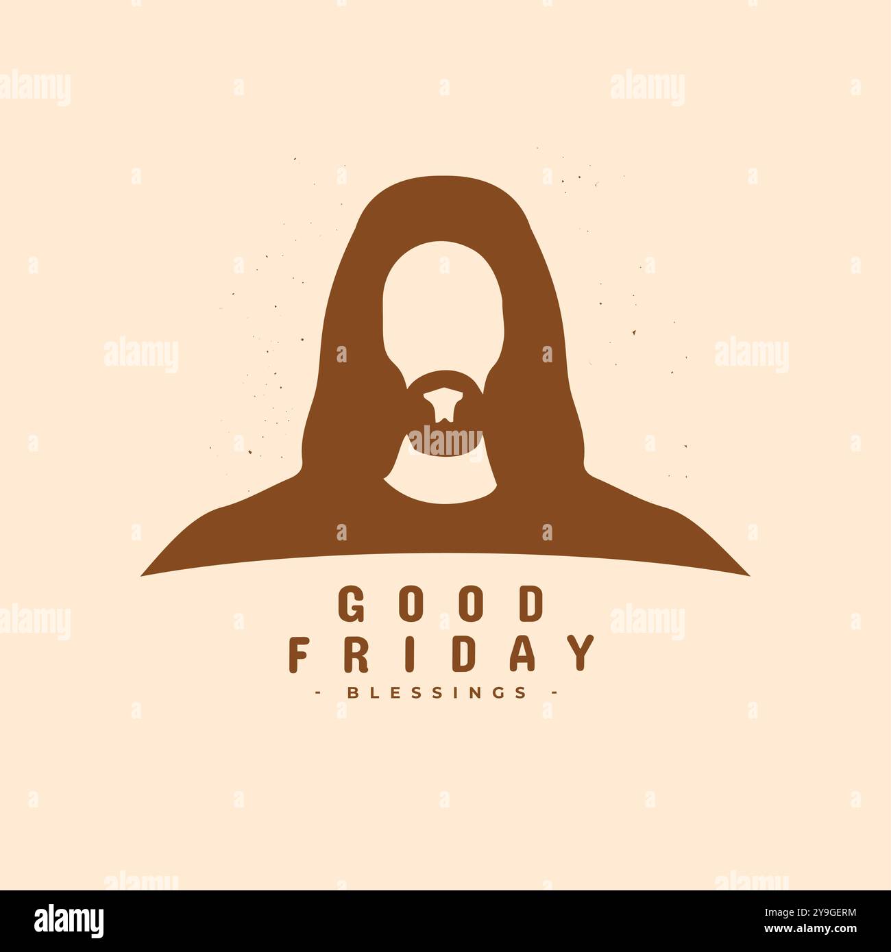 good friday greeting card for god blessing and belief vector Stock ...
