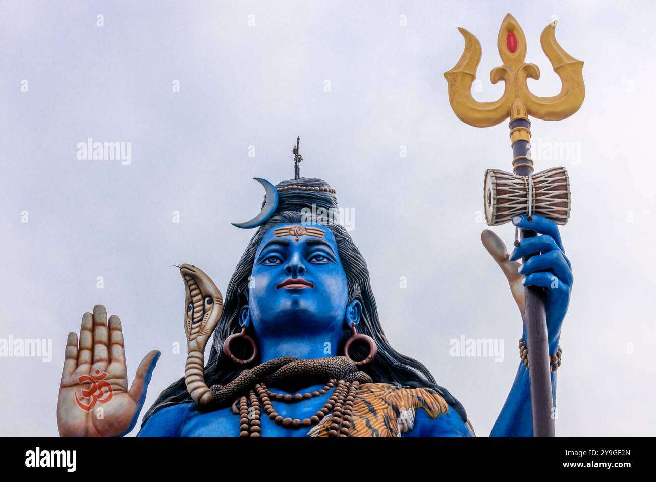 Statues of gods in Nepal. Nepali religious sacred place in a temple in ...