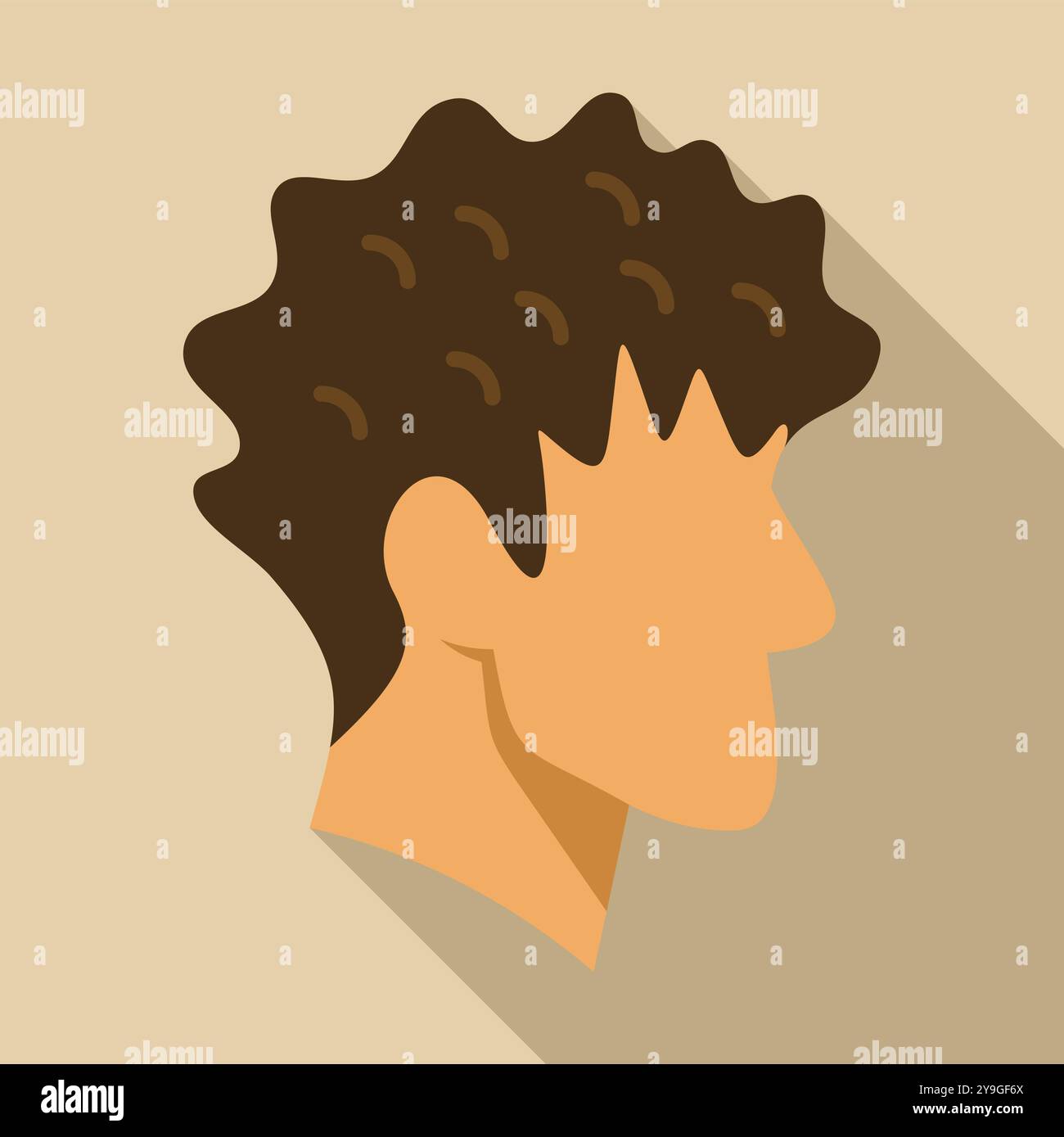 Face looking away side view Stock Vector Images - Alamy