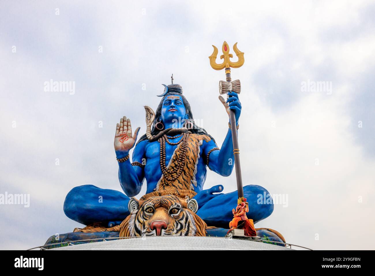 Statues of gods in Nepal. Nepali religious sacred place in a temple in ...