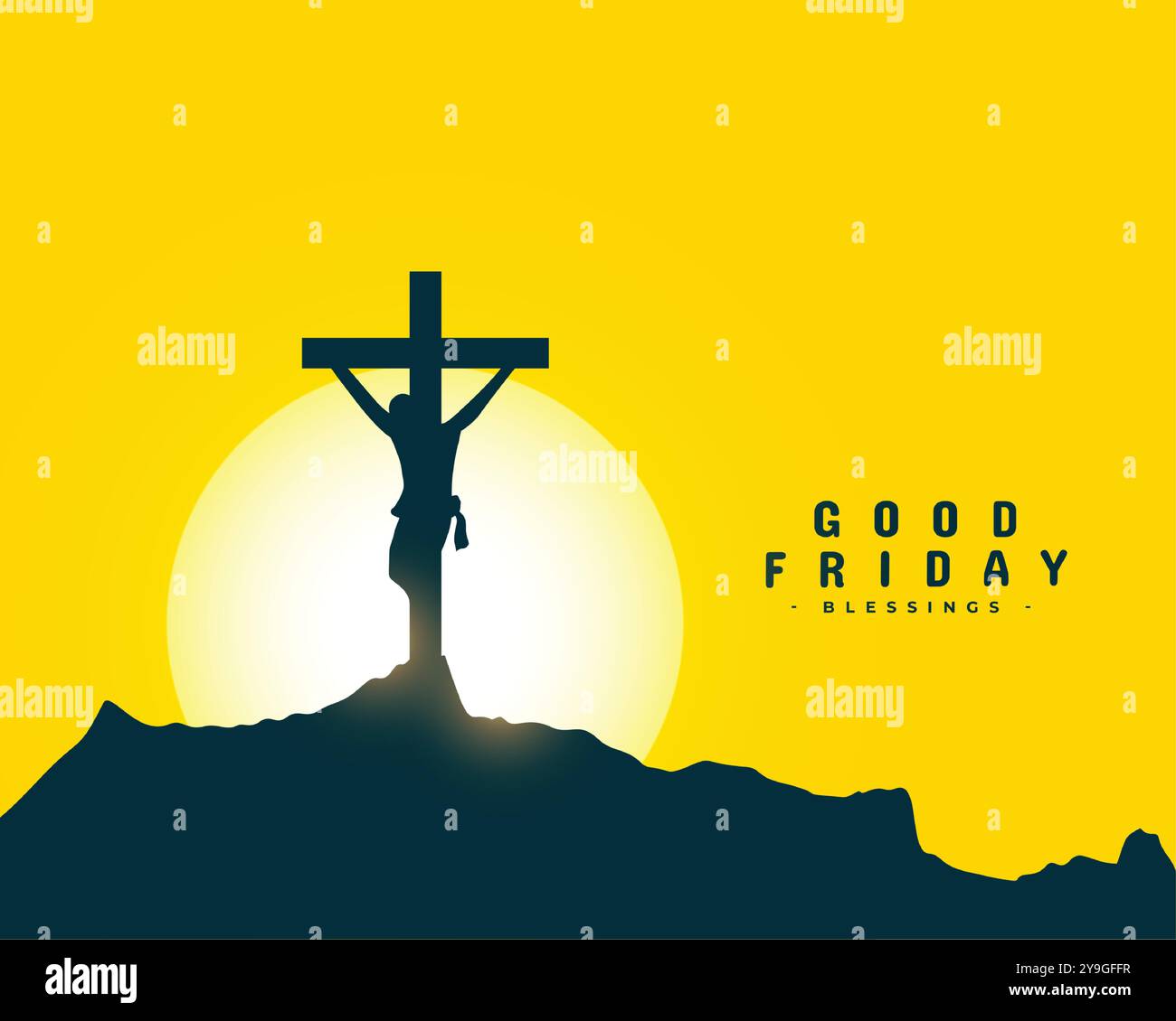 Christian themed good friday Stock Vector Images - Alamy