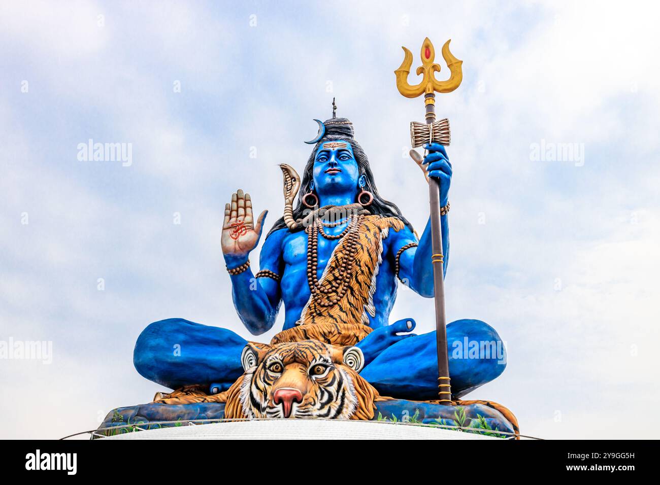 Statues of gods in Nepal. Nepali religious sacred place in a temple in ...