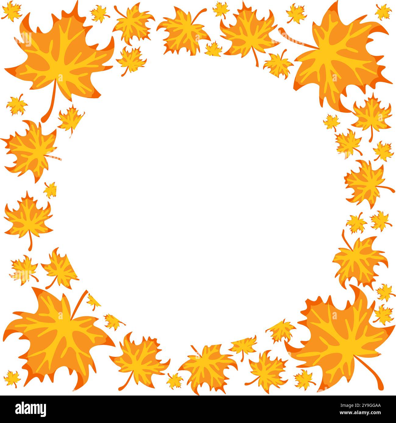 Background cartoon illustration of a simple and fashionable autumn ...