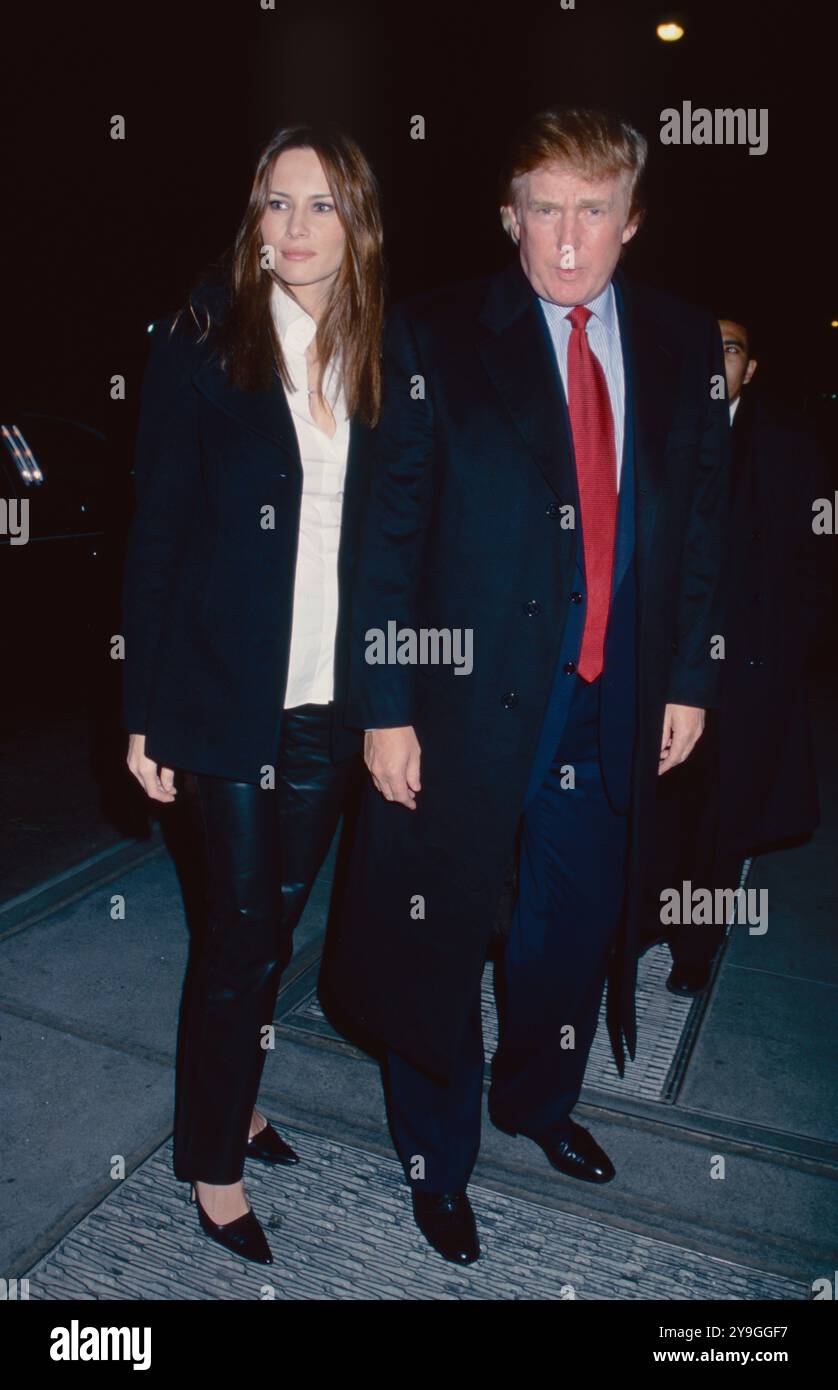 Donald Trump and Melania Knauss attend Heidi Klum's Halloween Party at ...