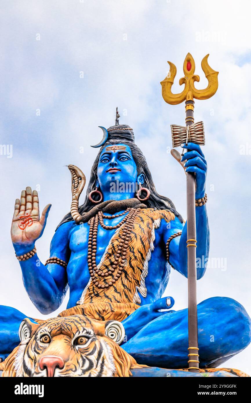 Statues of gods in Nepal. Nepali religious sacred place in a temple in ...