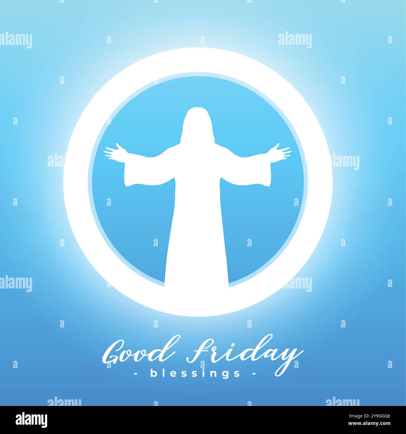 stylish good friday background show your love for god vector Stock ...