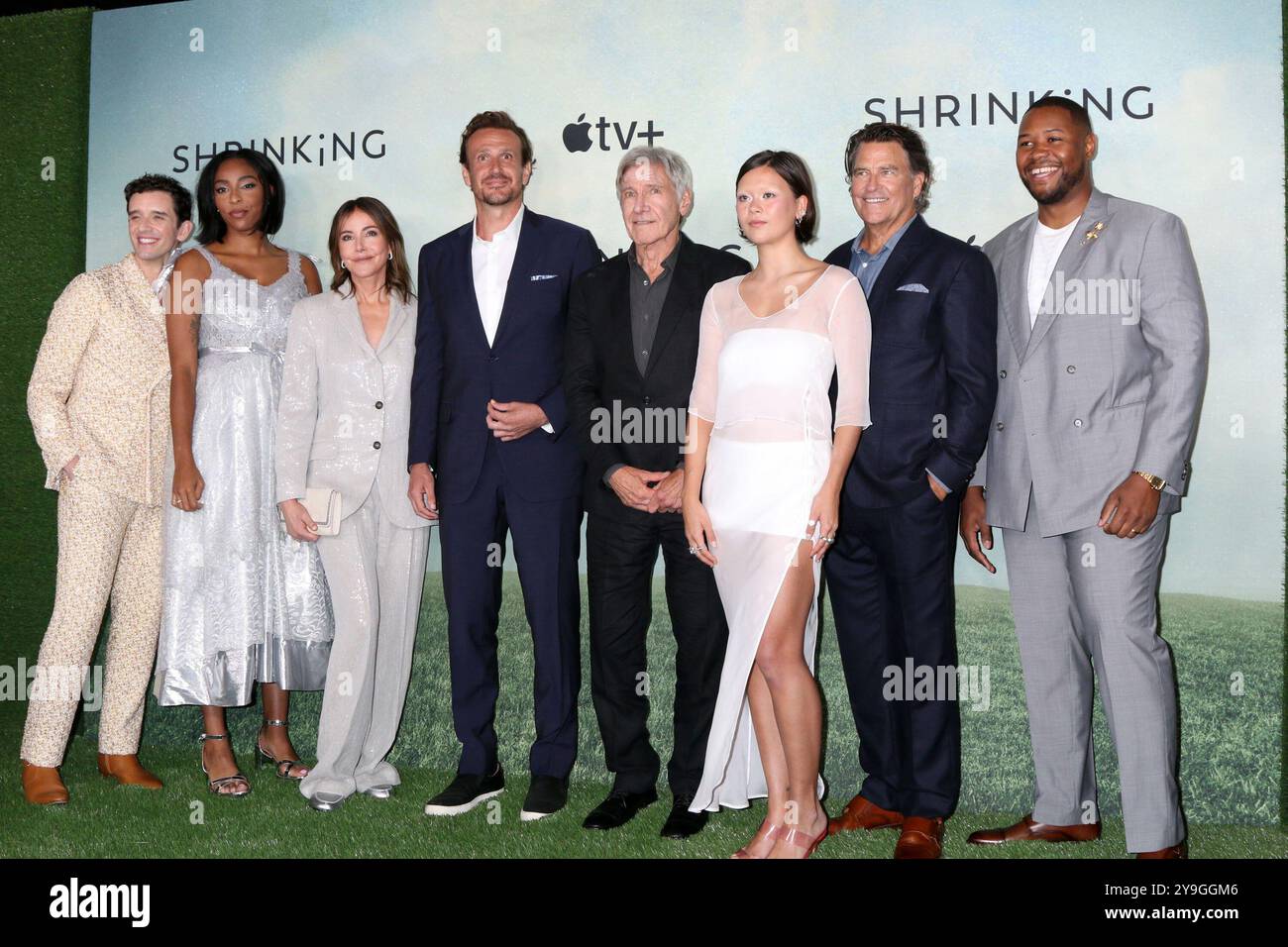 Ca. 08th Oct, 2024. Michael Urie, Jessica Williams, Christa Miller ...