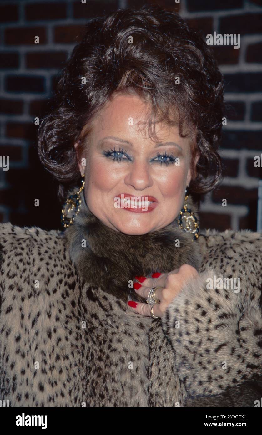 Tammy Faye Bakker after appearance on "Late Show with David Letterman ...
