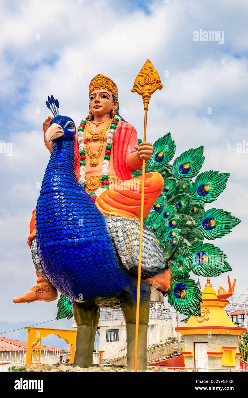 Statues of gods in Nepal. Nepali religious sacred place in a temple ...
