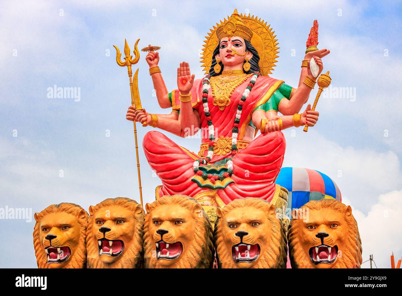 Statues of gods in Nepal. Nepali religious sacred place in a temple ...