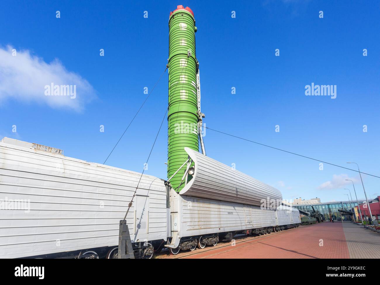 Saint Petersburg, Russia - Septembert 19, 2024: Mobile missle system ...