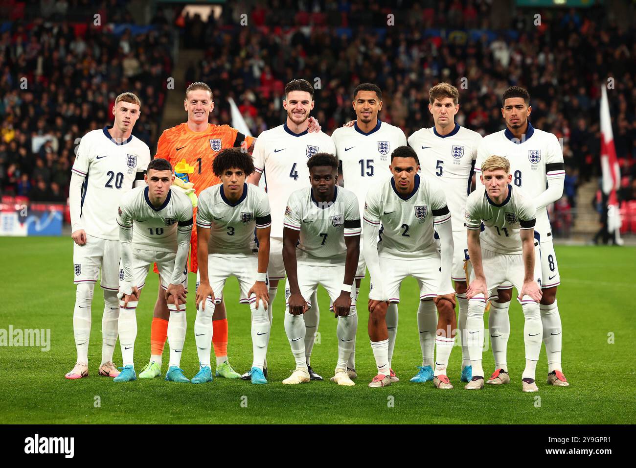 Great britain team group at wembley stadium hi-res stock photography ...