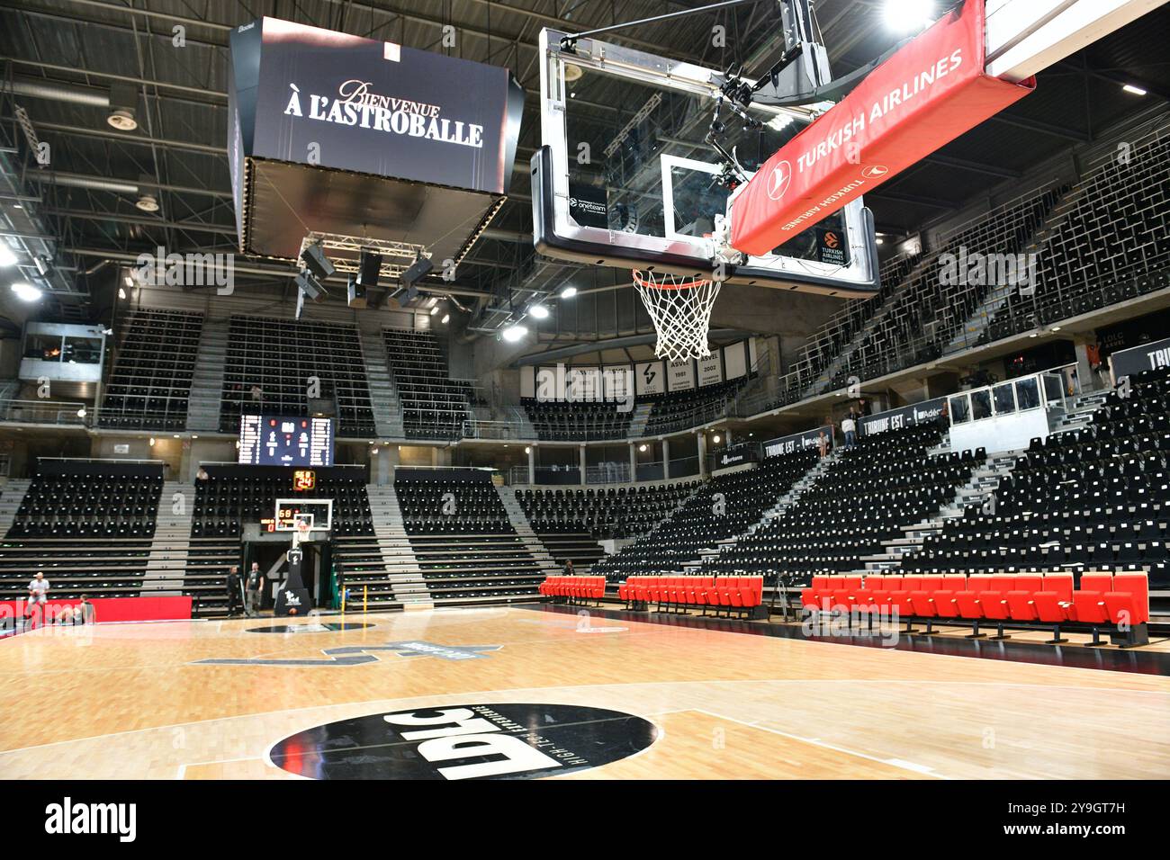 General view of the Astroballe venue during the Turkish Airlines ...