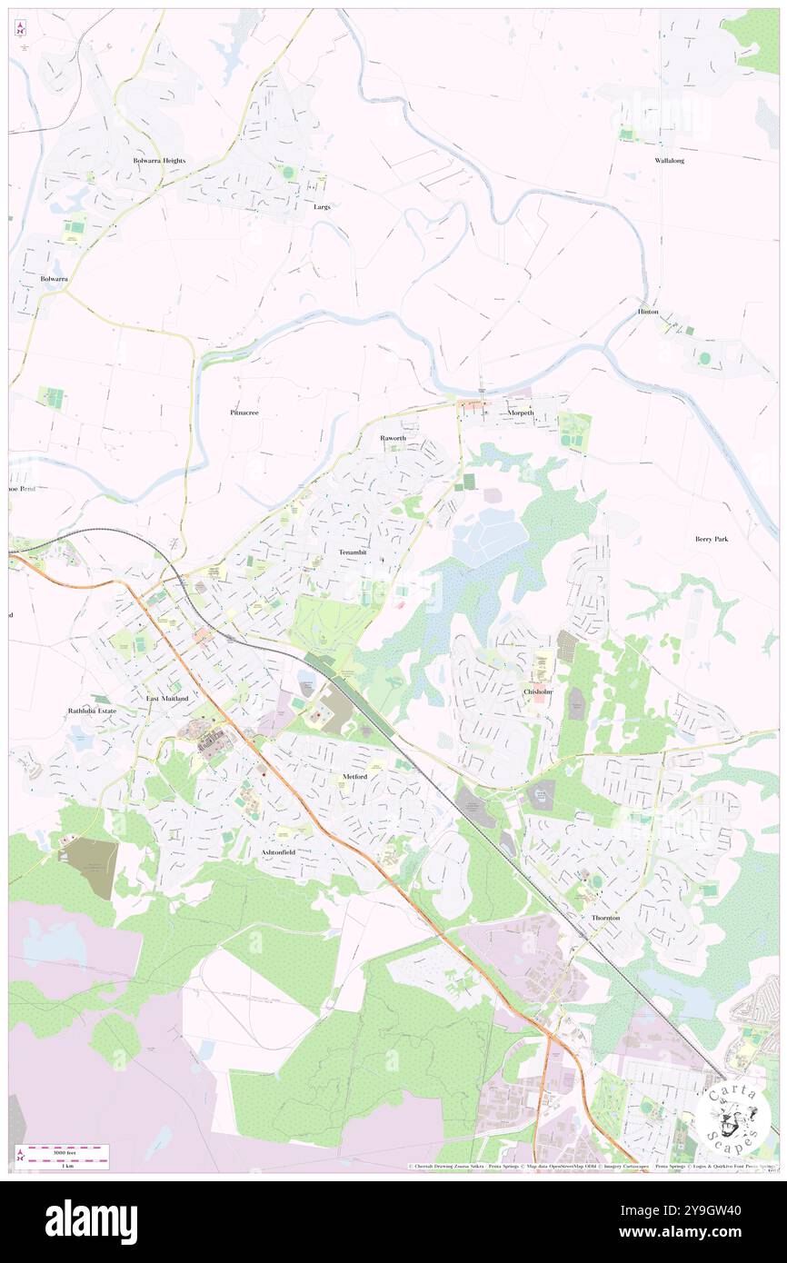 Tenambit Progress Park, , AU, Australia, New South Wales, S 32 44' 44 ...