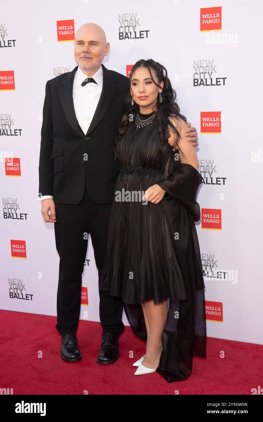 New York, United States. 09th Oct, 2024. Billy Corgan and Chloe Mendel ...