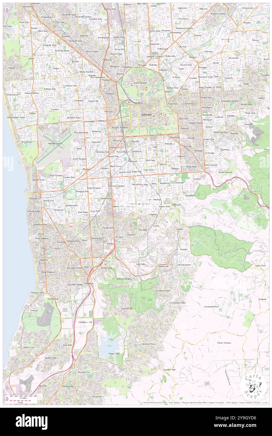 Colonel Light Gardens, Mitcham, AU, Australia, South Australia, S 34 59 ...
