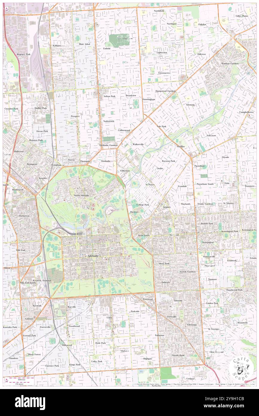 River torrens linear park section number two hi-res stock photography ...