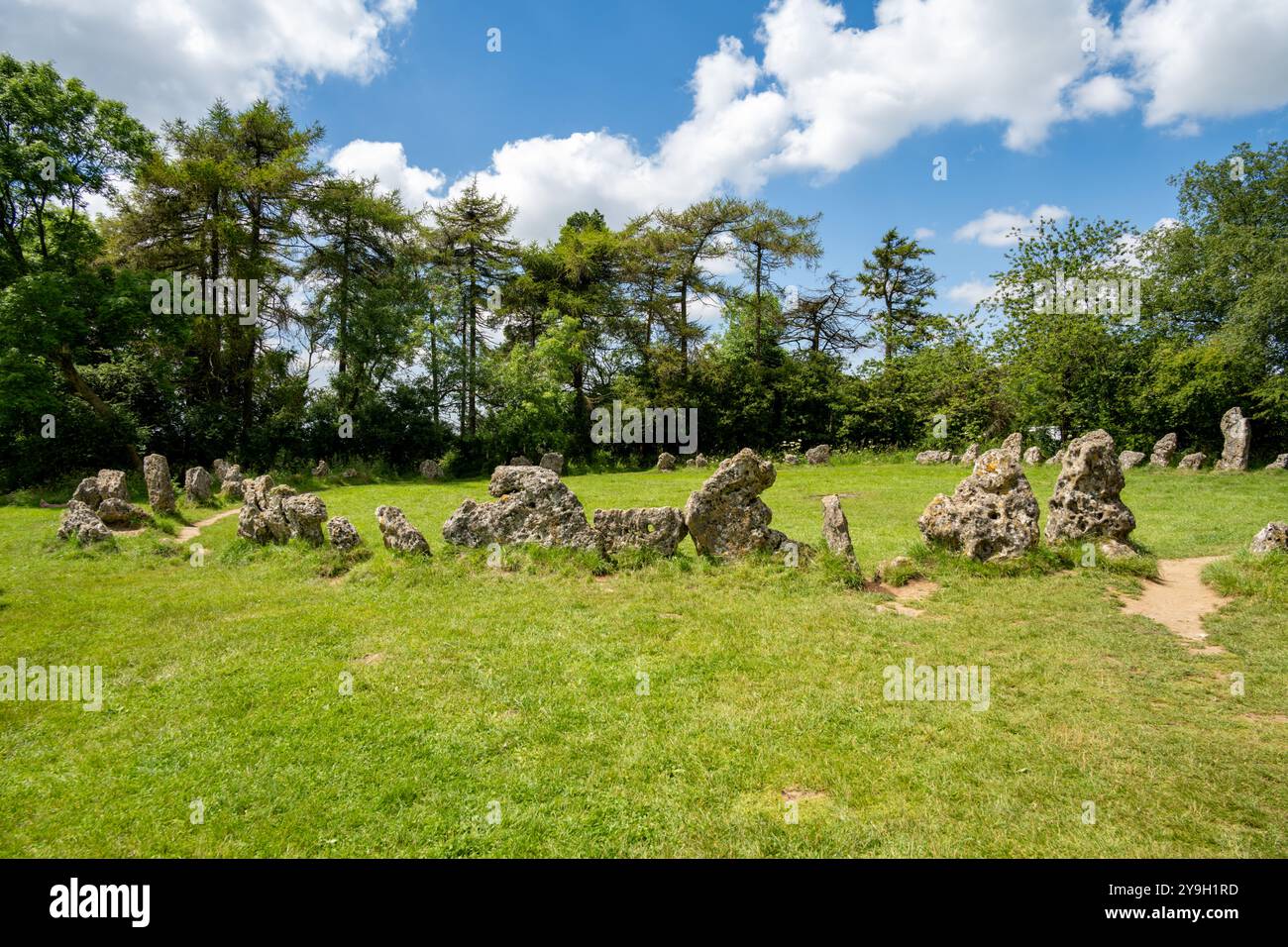 The Rollright Stones, a complex of Neolithic and Bronze Age megalithic ...