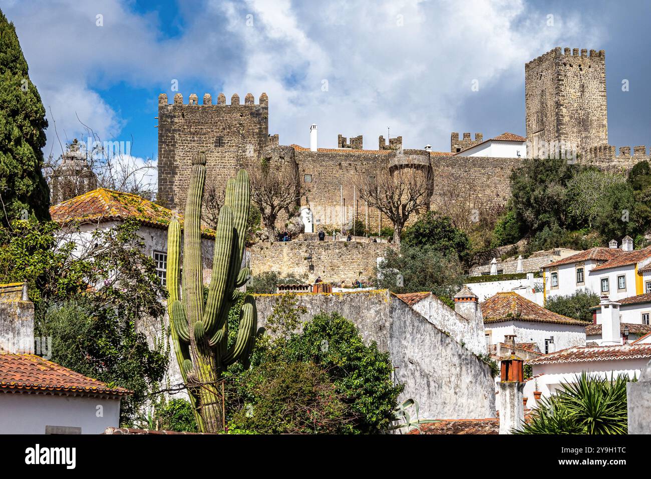 The Castle of Obidos, Castelo de Obidos is a well preserved medieval ...