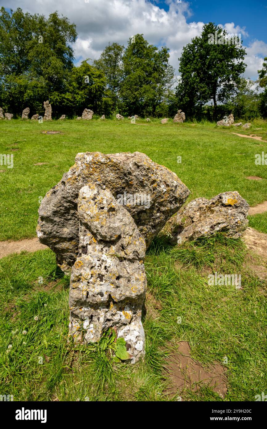 The Rollright Stones, a complex of Neolithic and Bronze Age megalithic monuments near the ...