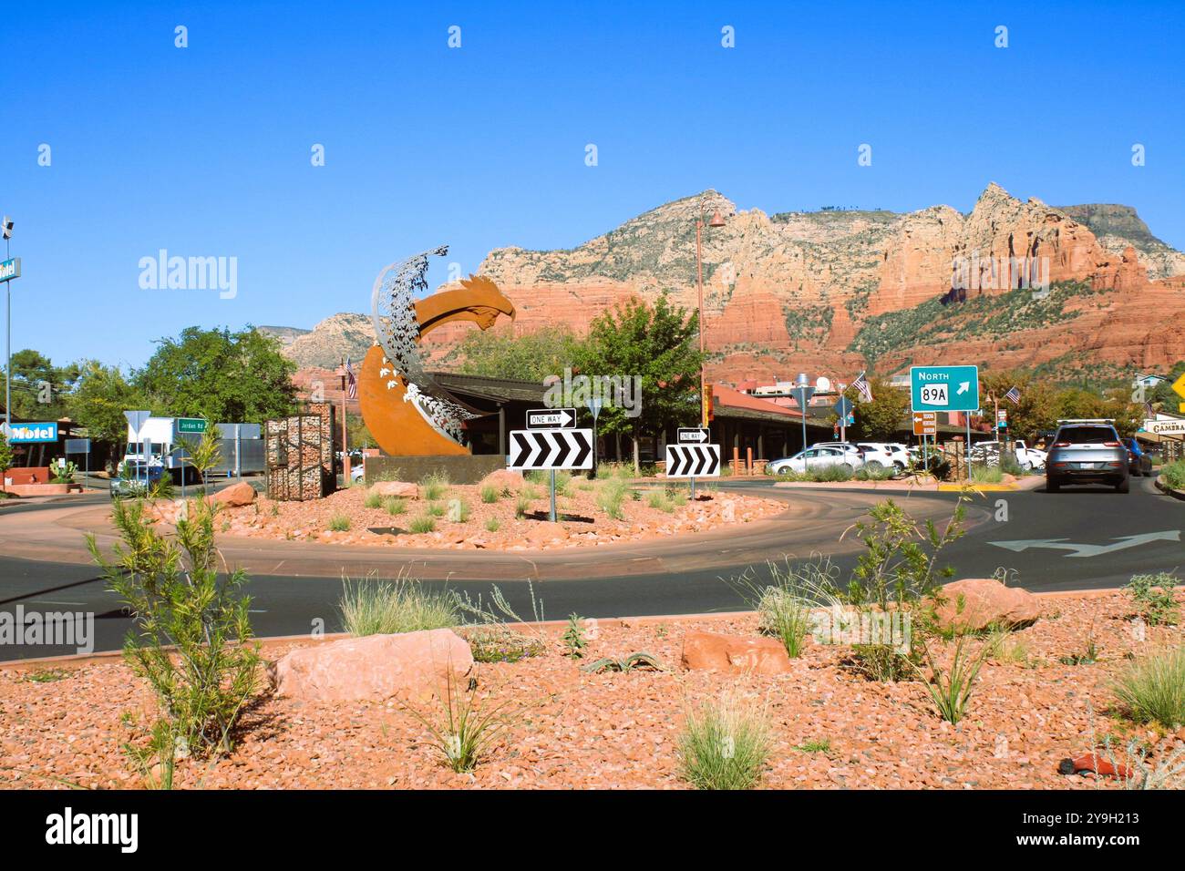 Sedona roundabout hi-res stock photography and images - Alamy