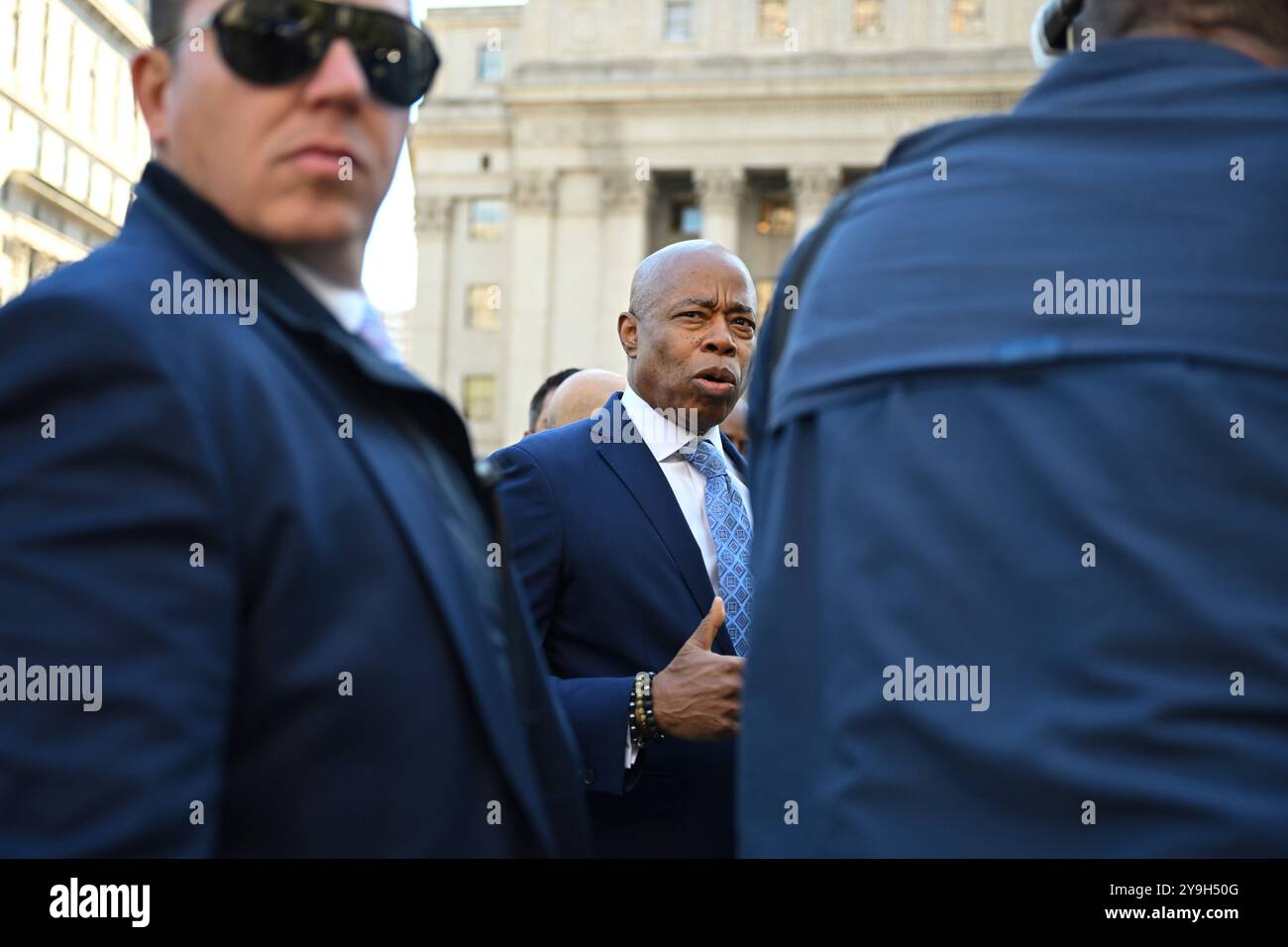 Photo by: NDZ/STAR MAX/IPx 2024 10/10/24 Mayor Eric Adams delivers ...