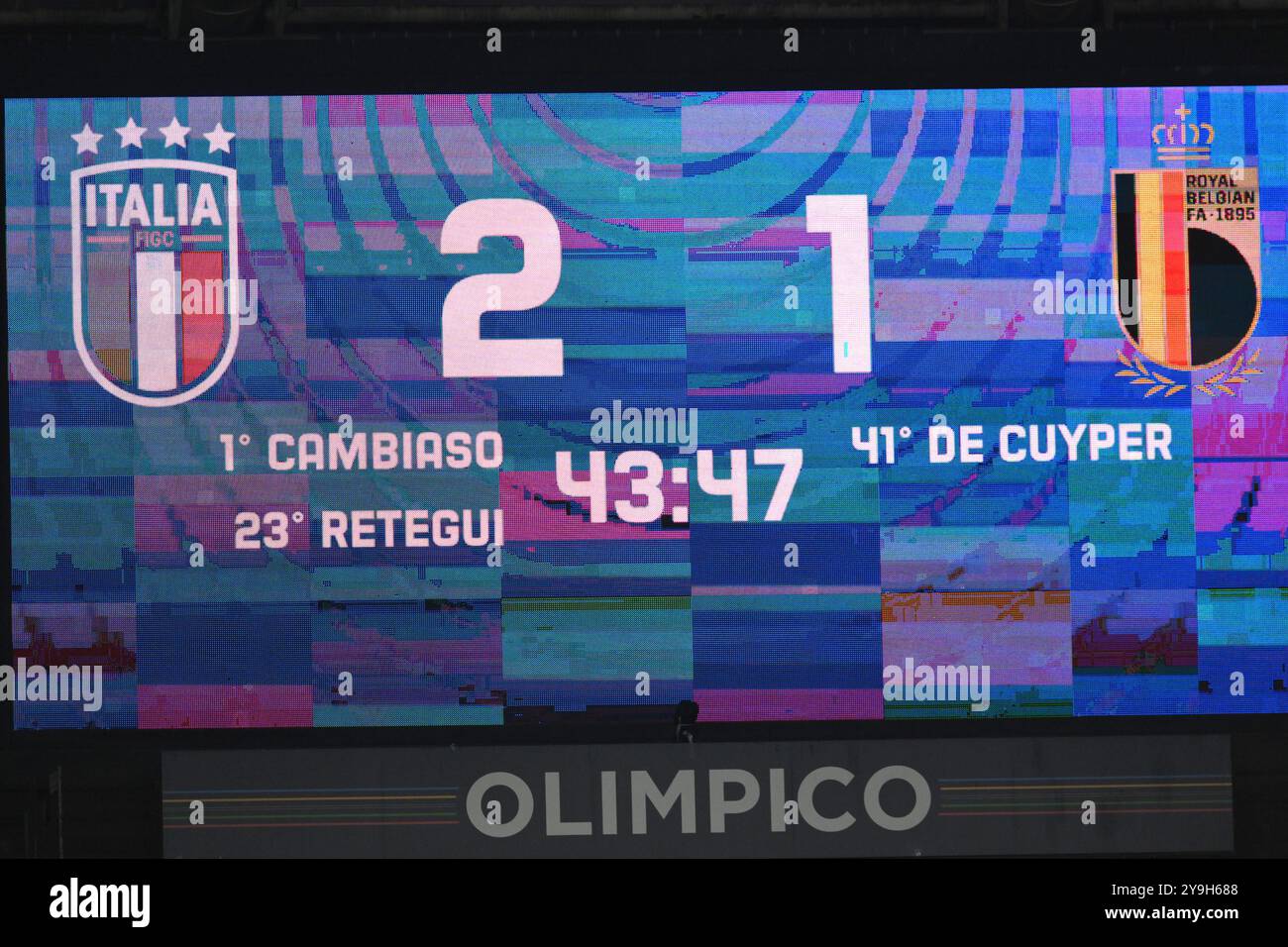 Stadio Olimpico, Rome, Italy. 10th Oct, 2024. International Football ...