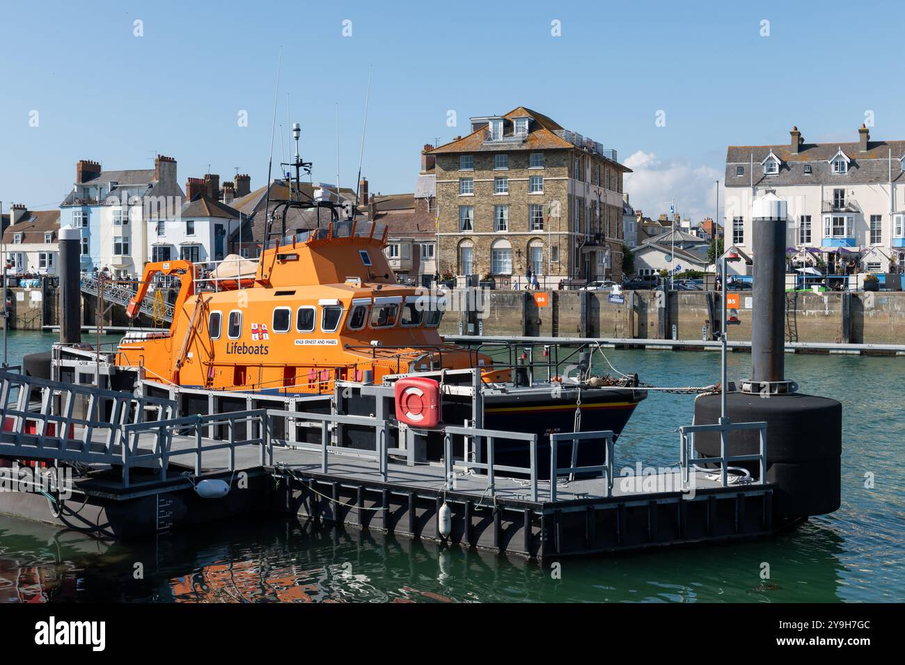 Weymouth.Dorset.United Kingdom.September 21st 2024.A Seven class rescue ...